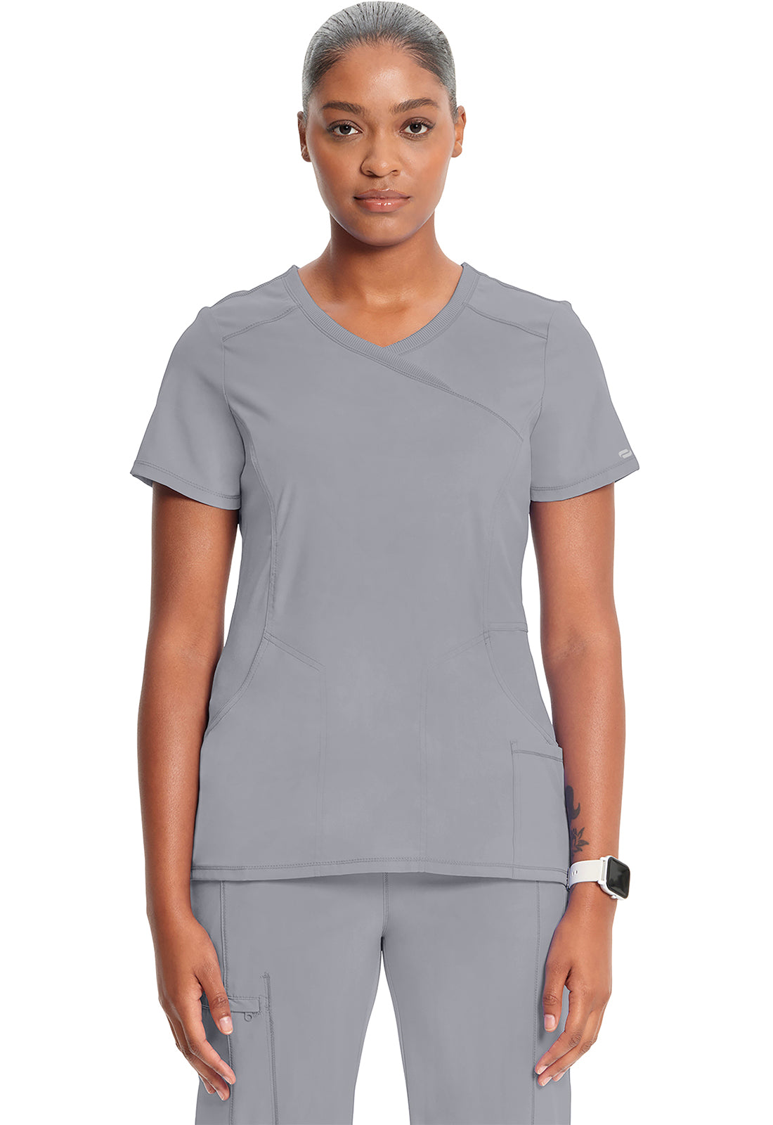 Women's Mock Wrap Top (2625A) – AU Teams