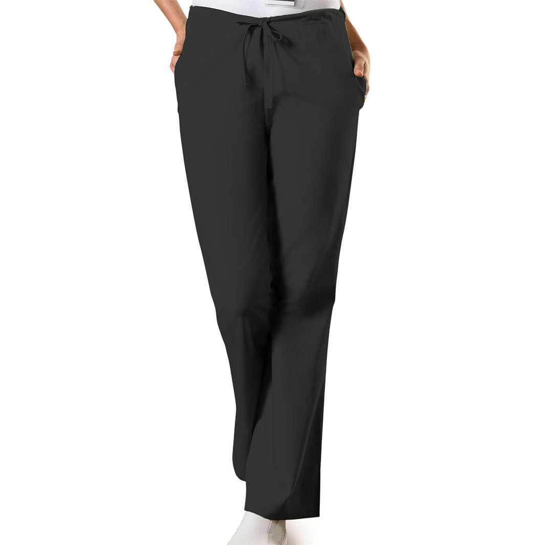 Women's Natural Rise Flare Leg Drawstring Pant 4101 – AU Teams