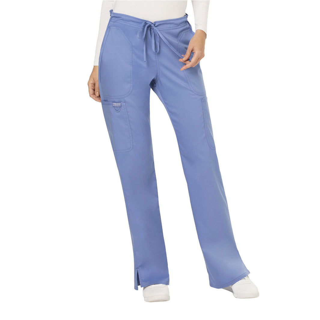 Women's Mid Rise Moderate Flare Drawstring Pant WW120 – AU Teams