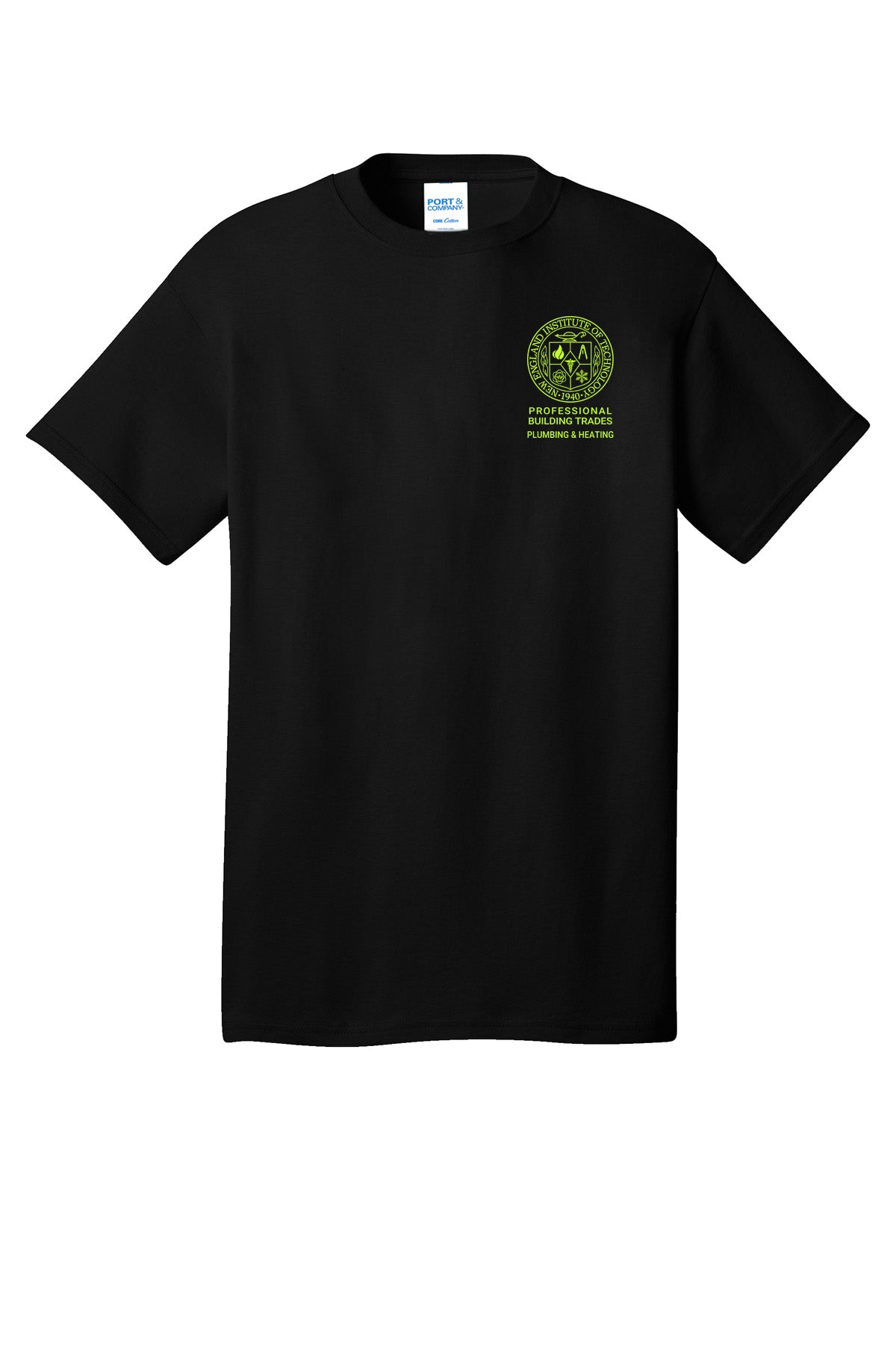 NEIT Plumbing & Heating Adult Core Cotton Black Tee – AU Teams
